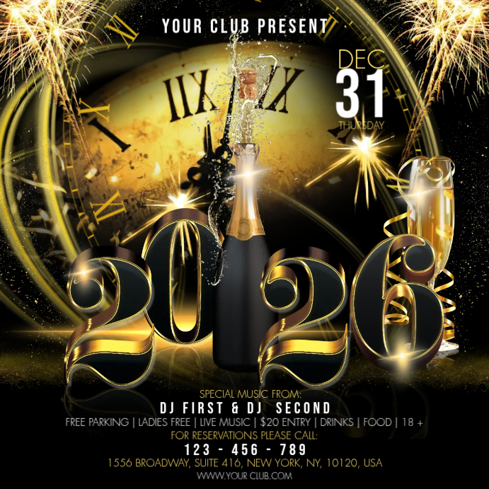 Copy of 2025 New Year | PosterMyWall