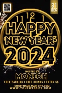happy new year bar ads Template | PosterMyWall