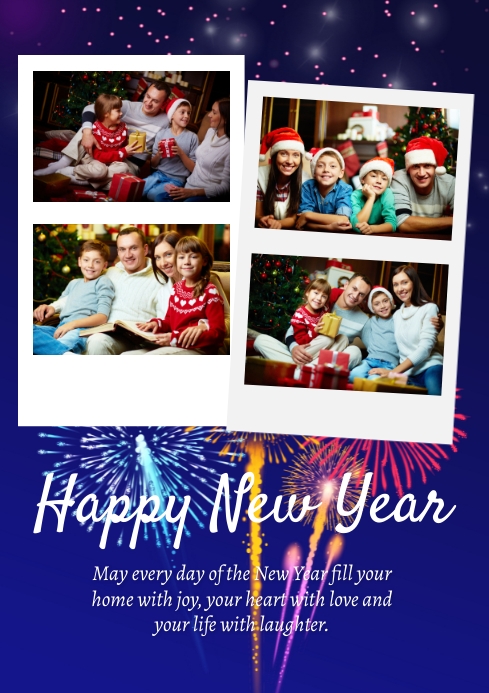New Year Greeting Card Template | PosterMyWall