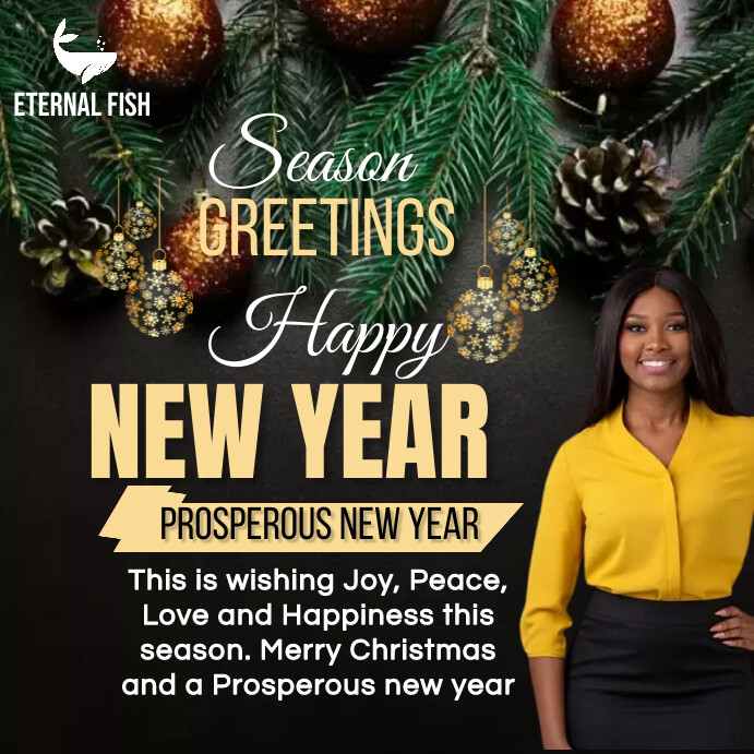 New year greeting Template | PosterMyWall