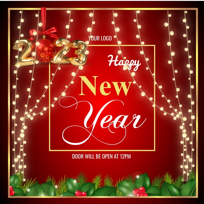 new year greeting template | PosterMyWall