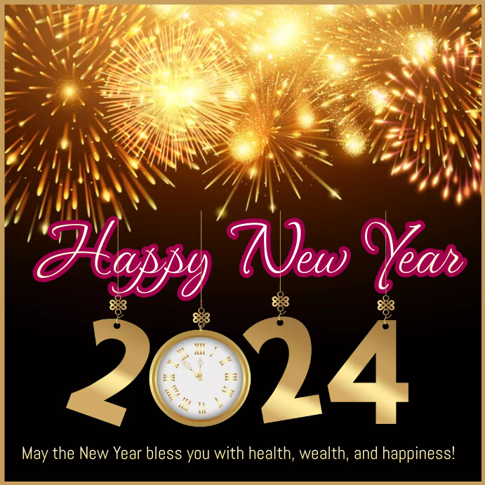 New Year greetings Template | PosterMyWall