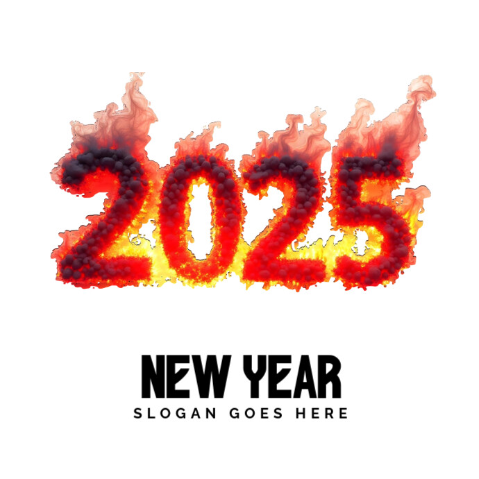 New Year Inferno 2025 Logo Template | PosterMyWall