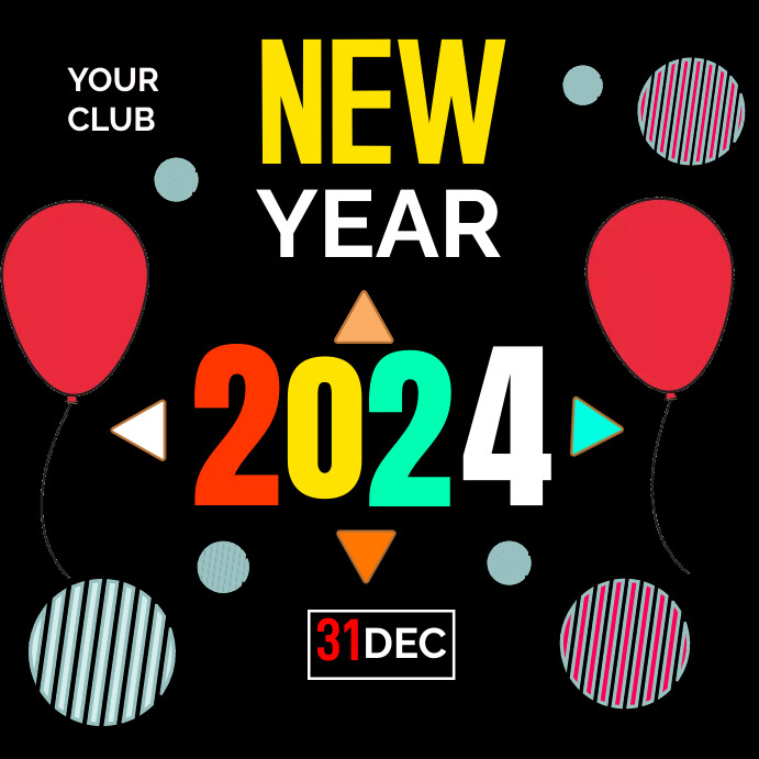 New year Instagram post Template | PosterMyWall