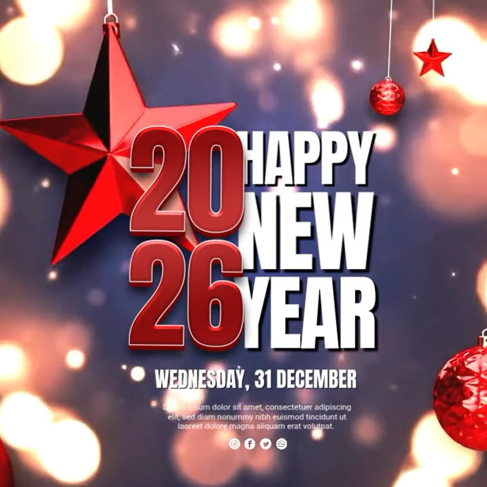 new year instagram post Template | PosterMyWall