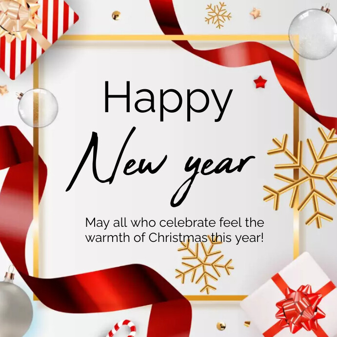 New year Instagram post template | PosterMyWall