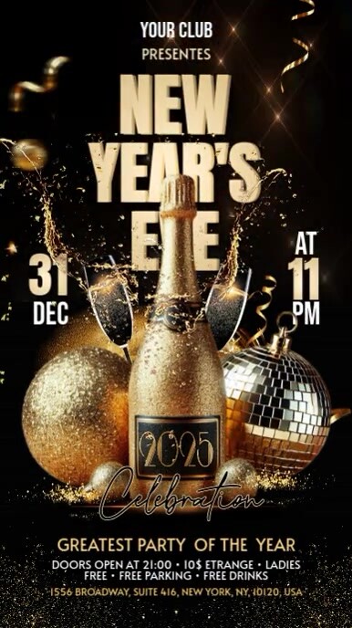 New Year Instagram Story Template | PosterMyWall