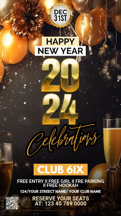 New Year Instagram Story Template | PosterMyWall