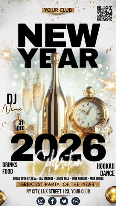 New Year Instagram Story Template | PosterMyWall