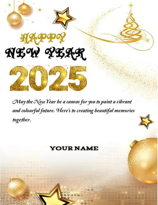 Copy of New Year message | PosterMyWall