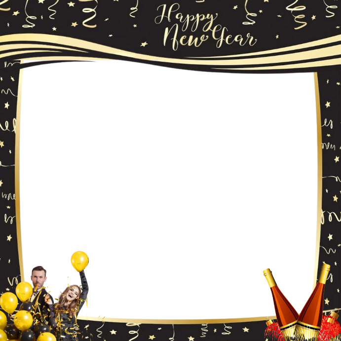 New Year Overlay (Instagram overlay) Template | PosterMyWall