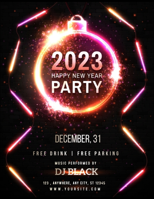 NEW YEAR PARTY Template | PosterMyWall