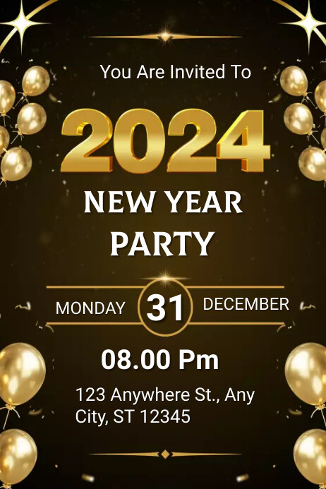 new year party Template | PosterMyWall