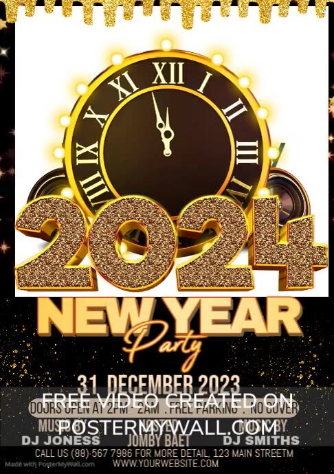 new year party Template | PosterMyWall
