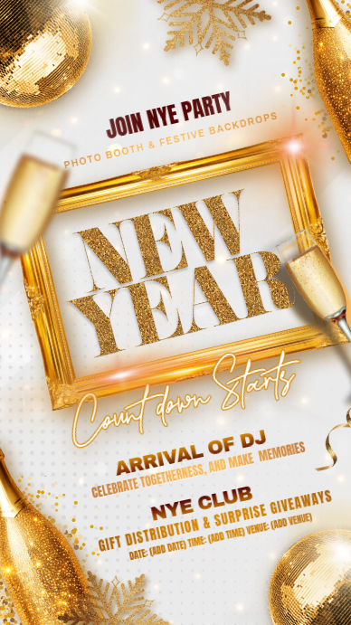 Modèle new year party | PosterMyWall