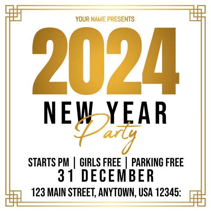 new year party Template | PosterMyWall