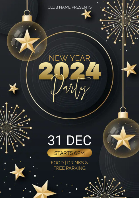 new year party Template | PosterMyWall