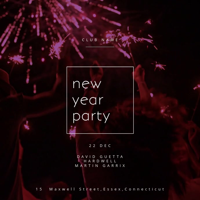 New Year Party Template | PosterMyWall