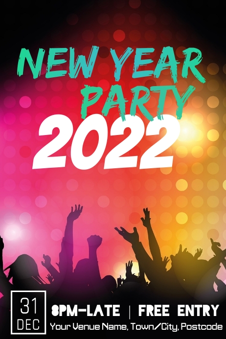 New Year Party Template | PosterMyWall