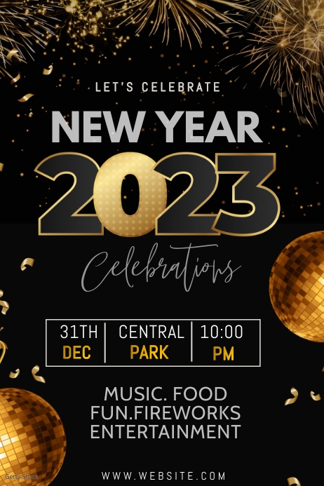 new year party Template | PosterMyWall