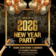 new year party Template | PosterMyWall