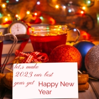 Happy New Year Instagram Post. Template | PosterMyWall