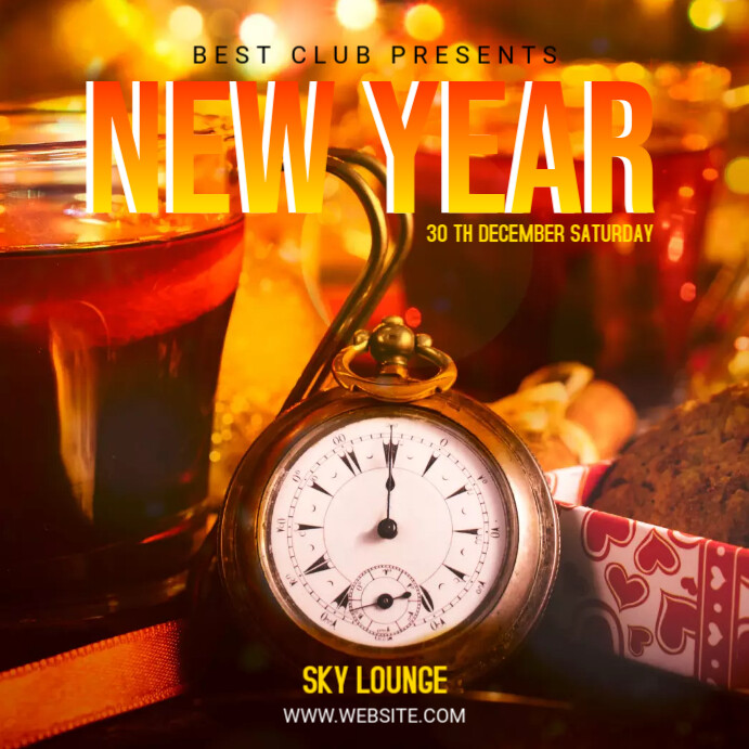 New Year Post Template | PosterMyWall