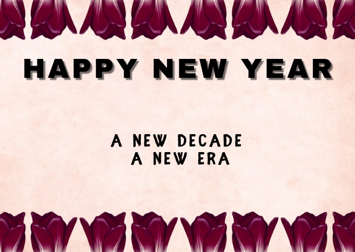 Copy of New Year Postcard | PosterMyWall