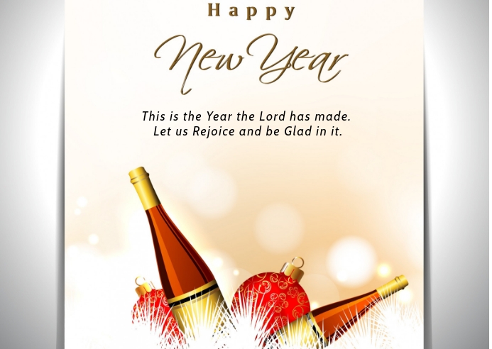 Copy of New Year Postcard Template | PosterMyWall