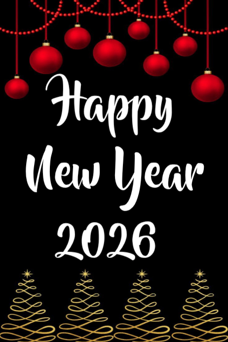 New year poster 2026 Template | PosterMyWall