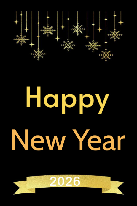 New year poster 2026 Template | PosterMyWall