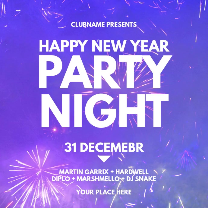 new year poster Template | PosterMyWall