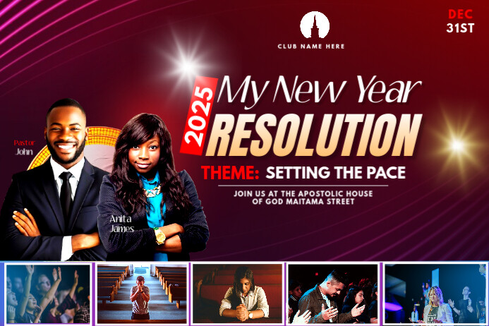 Copy of new year resolution | PosterMyWall