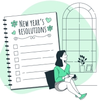 New year resolution poster design template | PosterMyWall