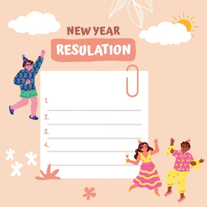New Year Resulation Ad Template | PosterMyWall