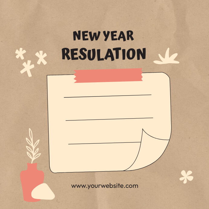 New Year Resulation Ad Template | PosterMyWall