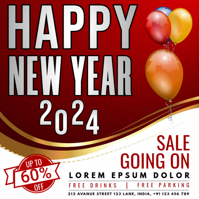 new year retail Template | PosterMyWall