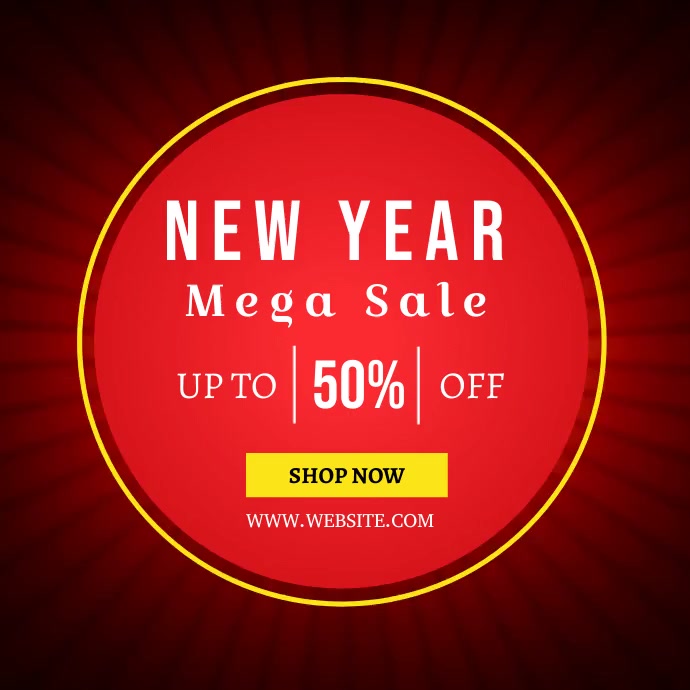 Copy of New Year Sale Ad | PosterMyWall