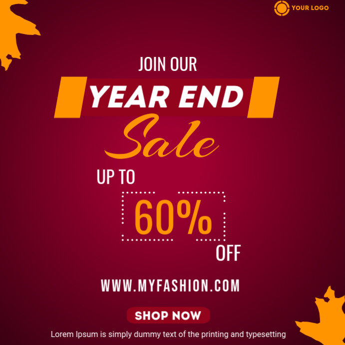 new year sale advertisement Template | PosterMyWall