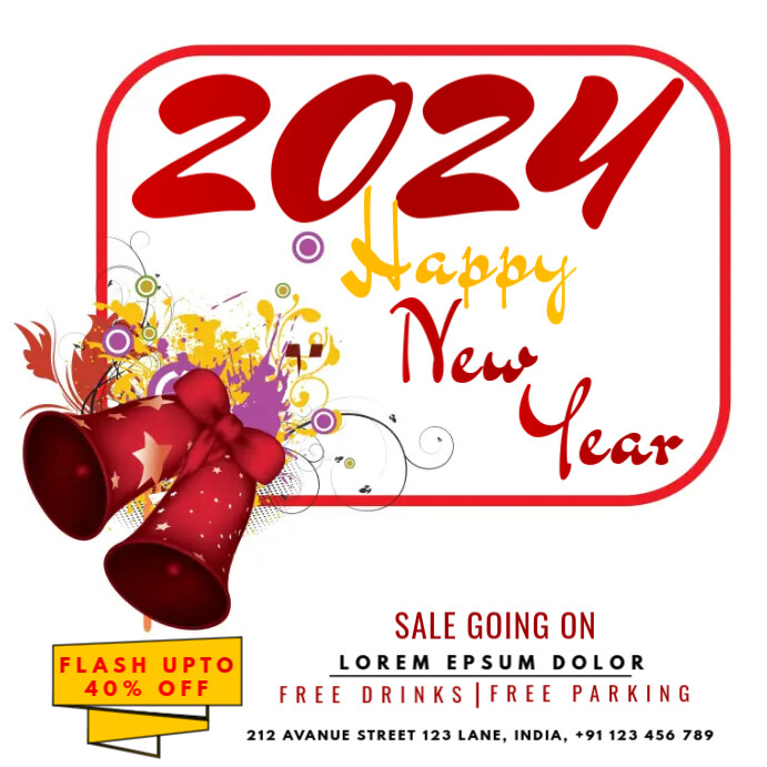 new year sale advertisement Template | PosterMyWall