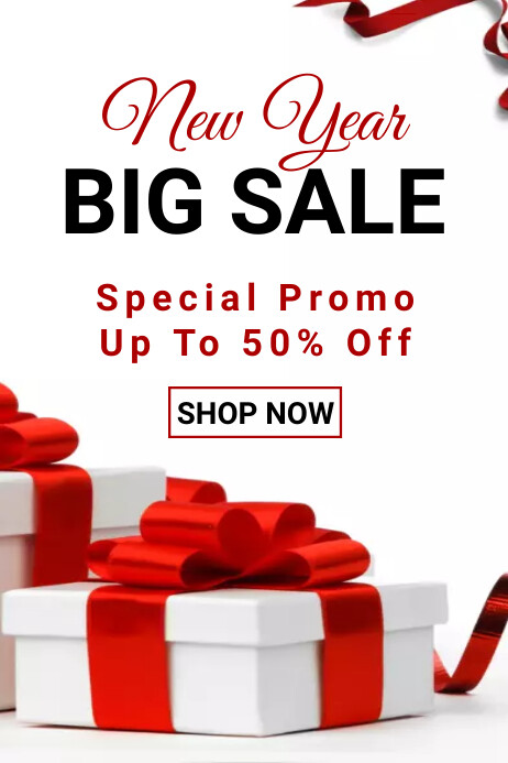 New Year Sale Template | PosterMyWall
