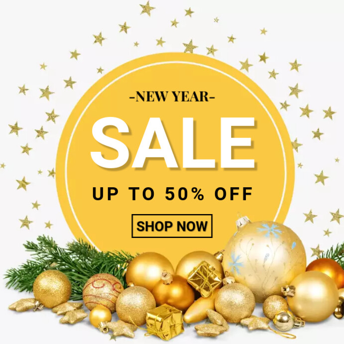 New Year Sale Template | PosterMyWall