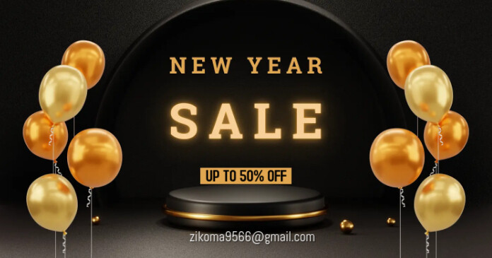 New year sale Template | PosterMyWall
