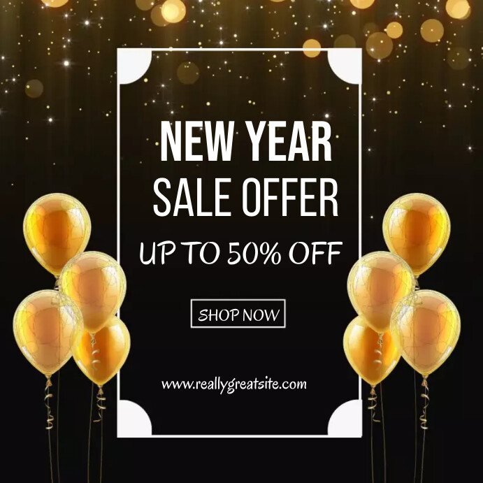 New Year Sale Offer Instagram Post Template | PosterMyWall
