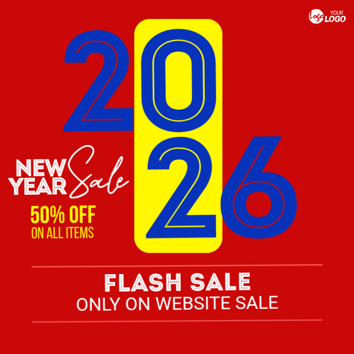 New Year Sale Offer Post Template | PosterMyWall