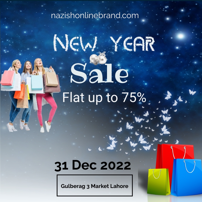 new year sale post Template | PosterMyWall
