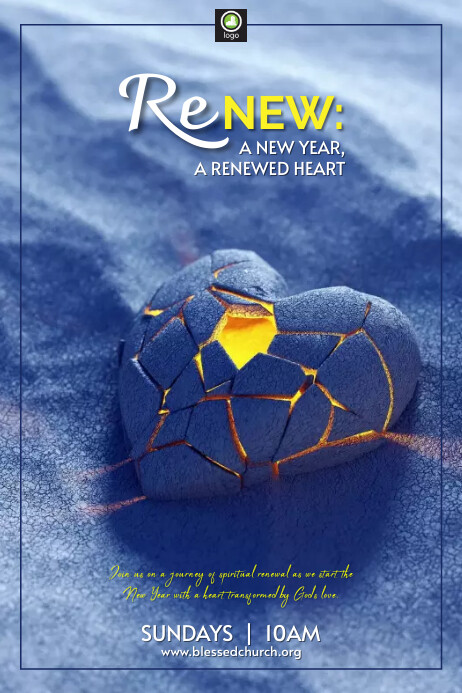 new year sermon series Template | PosterMyWall