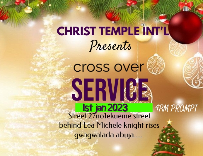 New year service ( Template | PosterMyWall