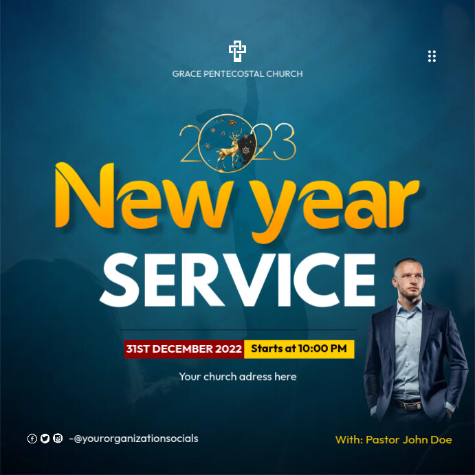 new year service Template | PosterMyWall