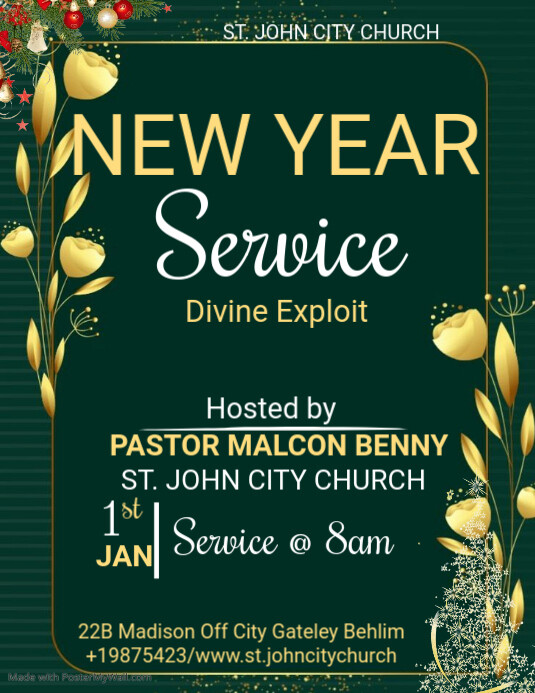 New year service Template | PosterMyWall